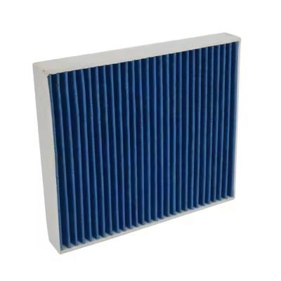 China Cardboard Frame Cabin Car AC Filter Customized For Pollen Dust 0.3um Particle for sale