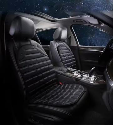 China Universal Car Heated Car Seat Cover Cushion Backrest Warmer Massager 24V for sale