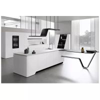 China Waterproof Lacquer Painting Stainless Steel Kitchen Cabinet For House for sale