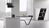 China Waterproof Lacquer Painting Stainless Steel Kitchen Cabinet For House for sale