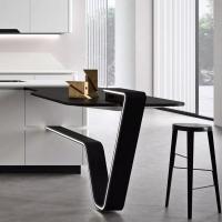 China Waterproof Lacquer Painting Stainless Steel Kitchen Cabinet For House for sale
