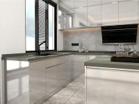 China Stainless Steel Wall Hanging Kitchen Cabinets MDF Door Kitchen Wall Cupboards for sale