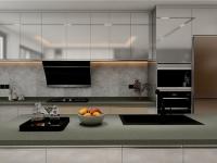 China Stainless Steel Wall Hanging Kitchen Cabinets MDF Door Kitchen Wall Cupboards for sale