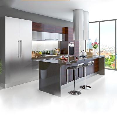 China Custom Outdoor 304 Stainless Steel Kitchen Cabinet 22mm Tickness for sale