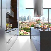 China Custom Outdoor 304 Stainless Steel Kitchen Cabinet 22mm Tickness for sale