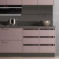 China American Modern Luxury Stainless Steel Kitchen Cabinets Modular Accessories for sale