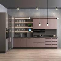 China American Modern Luxury Stainless Steel Kitchen Cabinets Modular Accessories for sale