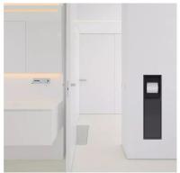 China Wall Embedded Mounted Stainless Steel Niche With Paper Holder Matt Black for sale