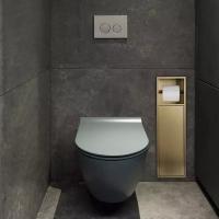 China Customized Square Grids Metal 304 Stainless Steel Niche For Bathroom for sale