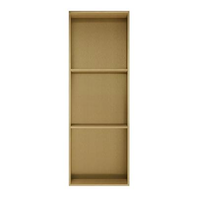 China 304 Golden Brushed Stainless Steel Shower Niche 12*18 For Residential for sale