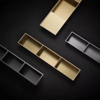 China Customized Square Grids Metal 304 Stainless Steel Niche For Bathroom for sale