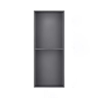 China Double Grid Brushed SS Decorative Shower Niche Waterproof Handmade for sale