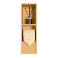 China Customized Square Grids Metal 304 Stainless Steel Niche For Bathroom for sale