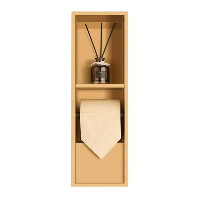 China Customized Square Grids Metal 304 Stainless Steel Niche For Bathroom for sale