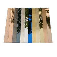 China Jinhengsteel Wall Decorative Flat Tile Trims Metal Strips Stainless Steel for sale