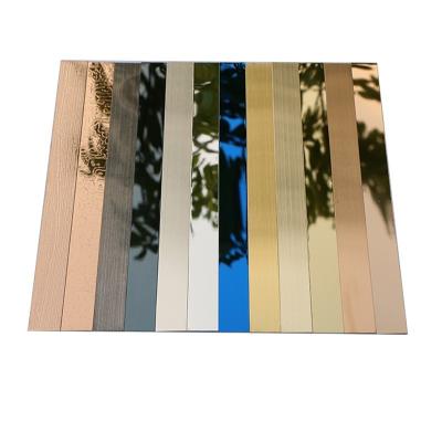 China Jinhengsteel Wall Decorative Flat Tile Trims Metal Strips Stainless Steel for sale