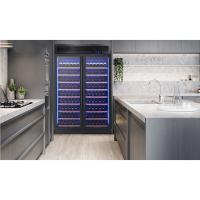 China Full 304 200 Bottles Stainless Steel Wine Fridge Commercial Cooler Cabinet for sale