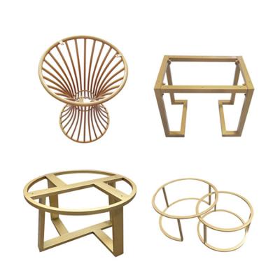 China Modern Cast Iron Custom Stainless Steel Furniture Dining Table Legs for sale