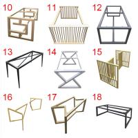 China Modern Cast Iron Custom Stainless Steel Furniture Dining Table Legs for sale