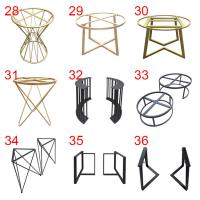 China Modern Cast Iron Custom Stainless Steel Furniture Dining Table Legs for sale