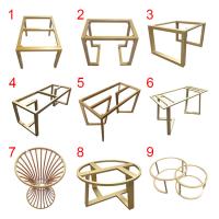 China Modern Cast Iron Custom Stainless Steel Furniture Dining Table Legs for sale