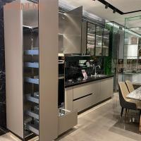 China Jinhengsteel Modern Home Kitchen Cabinets SS 304 High Gloss for sale