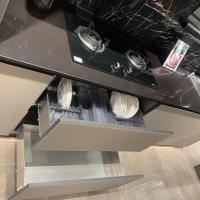 China Jinhengsteel Modern Home Kitchen Cabinets SS 304 High Gloss for sale