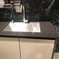 China Jinhengsteel Modern Home Kitchen Cabinets SS 304 High Gloss for sale