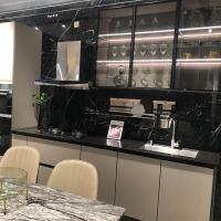 China Jinhengsteel Modern Home Kitchen Cabinets SS 304 High Gloss for sale