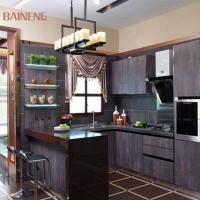 China jinhengsteel Retro style high end kitchen cabinet designs with stainless steel cabinet for sale