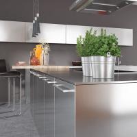 China Simple Modern Stainless Steel Kitchen Cabinet Islands Style 2D 3D Drawing for sale