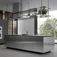 China Modular Stainless Steel Kitchen Cabinet for sale