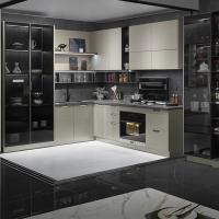 China jinhengsteel  modern design stainless steel luxury kitchen cabinet for sale
