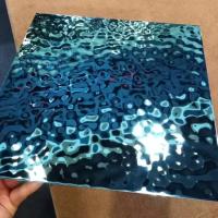 China Cold Rolled Embossed Stainless Steel Sheet Panels 2B Finish Customized for sale