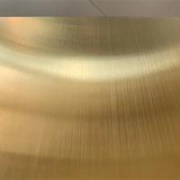 China Hairline HL 304 Stainless Steel Decorative Sheet Rose Gold Blue Golden for sale