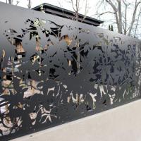 China Garden Metal Laser Cut Screen Art Decor Stainless Steel Decorative Panels for sale