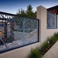China Garden Metal Laser Cut Screen Art Decor Stainless Steel Decorative Panels for sale