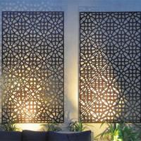 China Garden Metal Laser Cut Screen Art Decor Stainless Steel Decorative Panels for sale