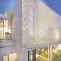 China Decorative Stainless Steel Metal Screen Carved Laser Cut Metal Facade Panel for sale
