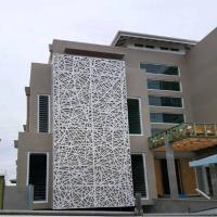 China Decorative Stainless Steel Metal Screen Carved Laser Cut Metal Facade Panel for sale