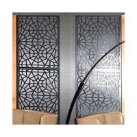 China American Style Custom Laser Cut Metal  Stainless Steel Wall Panels Partition for sale