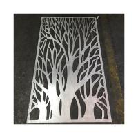 China American Style Custom Laser Cut Metal  Stainless Steel Wall Panels Partition for sale