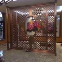 China Custom stainless steel 3D circular pattern decorative room partition for sale