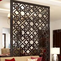 China Laser cut stainless steel Polished/ Satin Brushmetal screen for interior decoration for sale