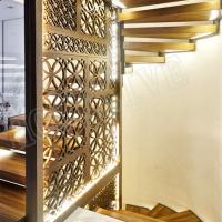 China Laser cut stainless steel Polished/ Satin Brushmetal screen for interior decoration for sale