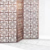 China Laser cut stainless steel Polished/ Satin Brushmetal screen for interior decoration for sale