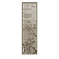 China Neoclassical Postmodern Living Room Partition Screen Stainless Steel Decorative for sale