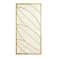 China Neoclassical Postmodern Living Room Partition Screen Stainless Steel Decorative for sale