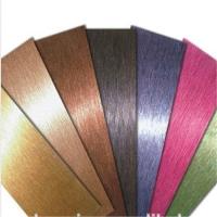China Ornamental 304 Mirror Color Stainless Steel Sheet PVD Coated Cold / Hot Rolled for sale