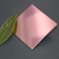 China Ornamental 304 Mirror Color Stainless Steel Sheet PVD Coated Cold / Hot Rolled for sale